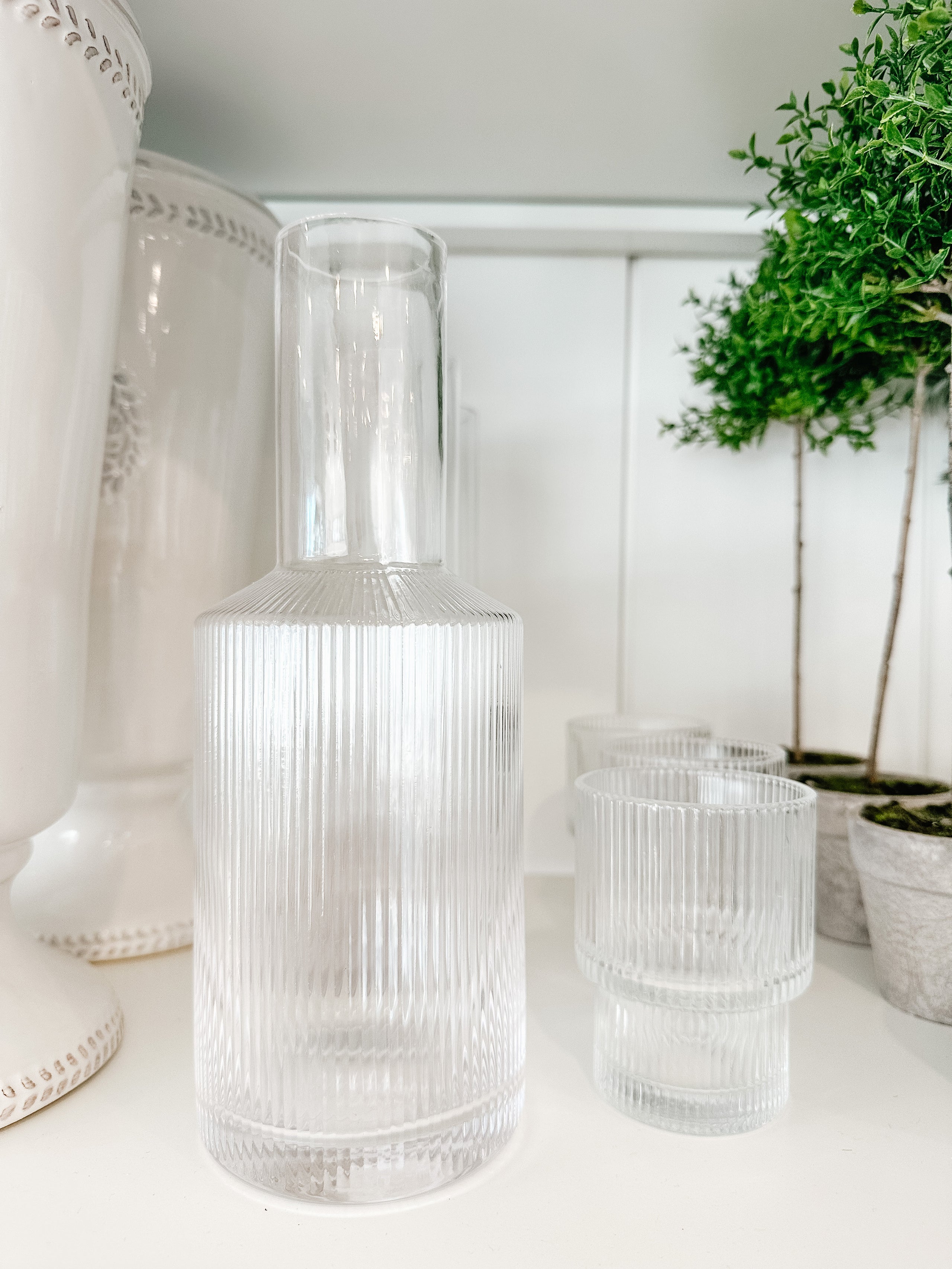Crystal Bedside Carafe Set | McLellan & Co.