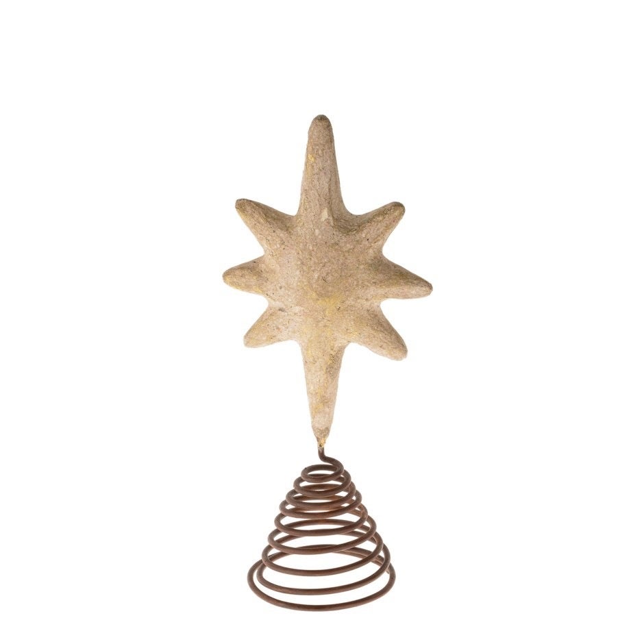 Paper Mache Tree Topper S | McLellan & Co.