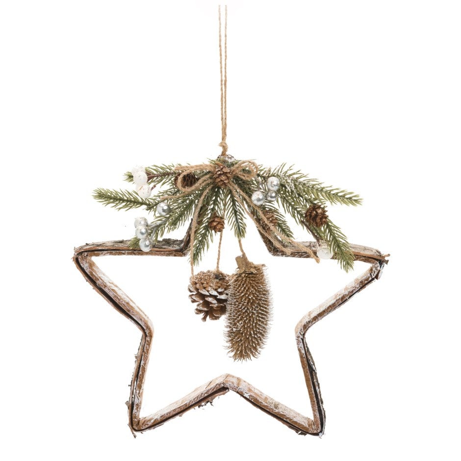 Birch Star Oversized Ornament | McLellan & Co.