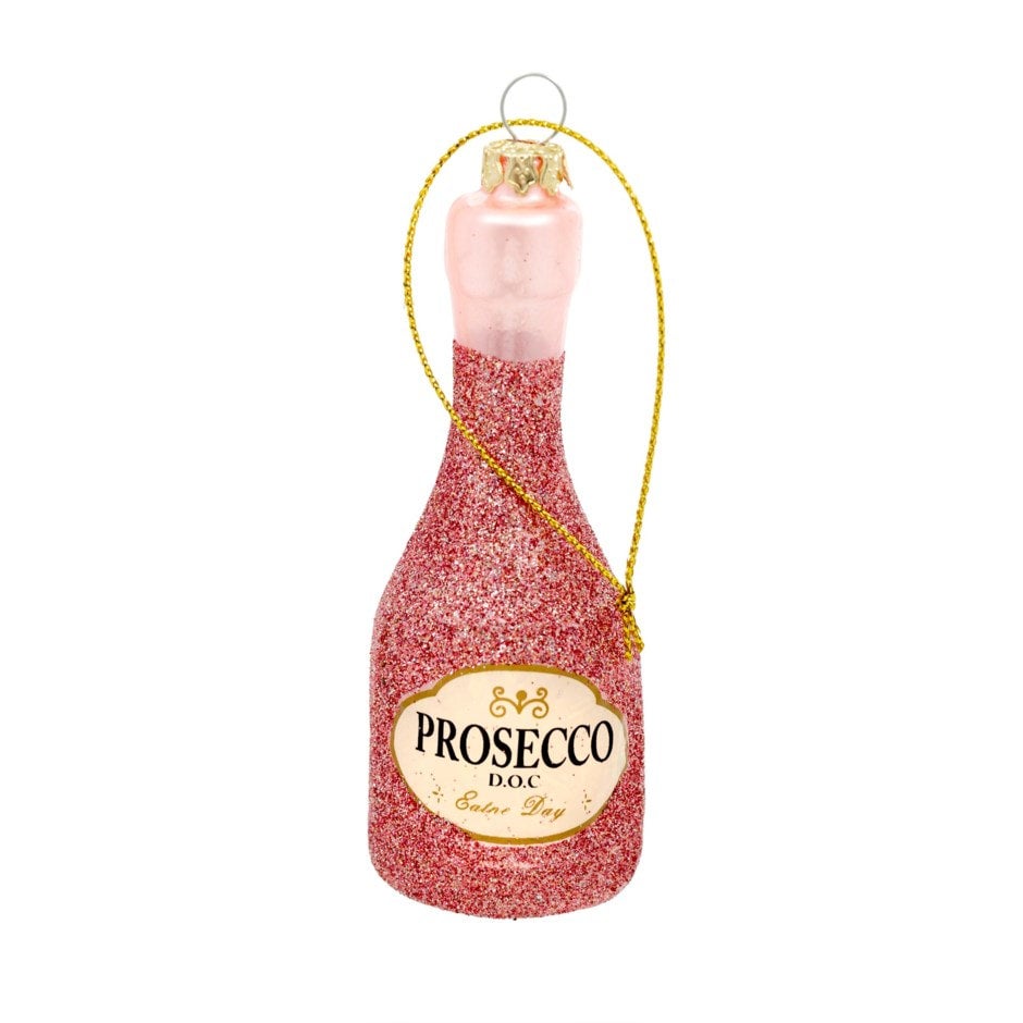 Prosecco Party Ornament Pink | McLellan & Co.